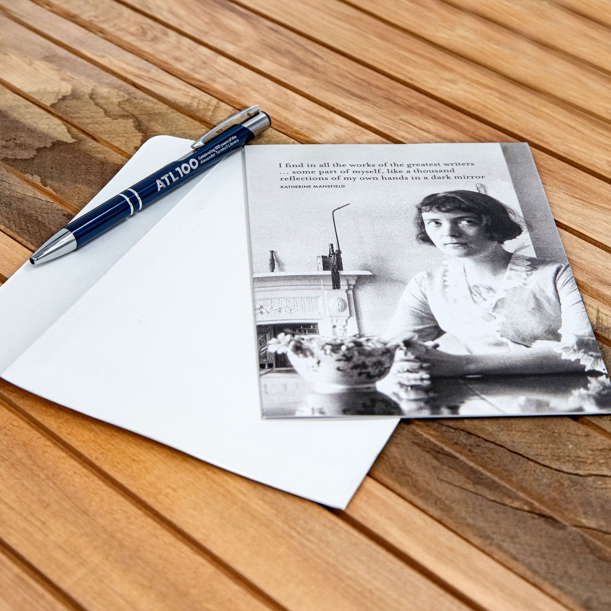 Katherine Mansfield Greeting Card - Portrait, 1913 – National Library ...